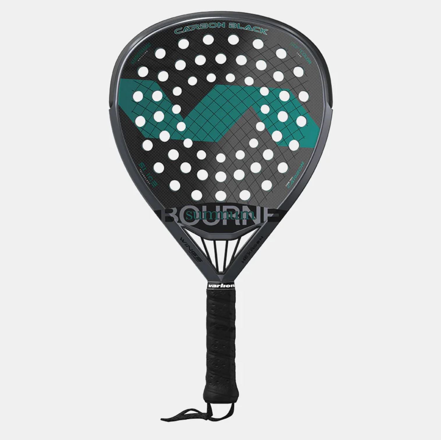 Varlion Bourne Summum Carbon Black Padel Racket – Mypadellife.com