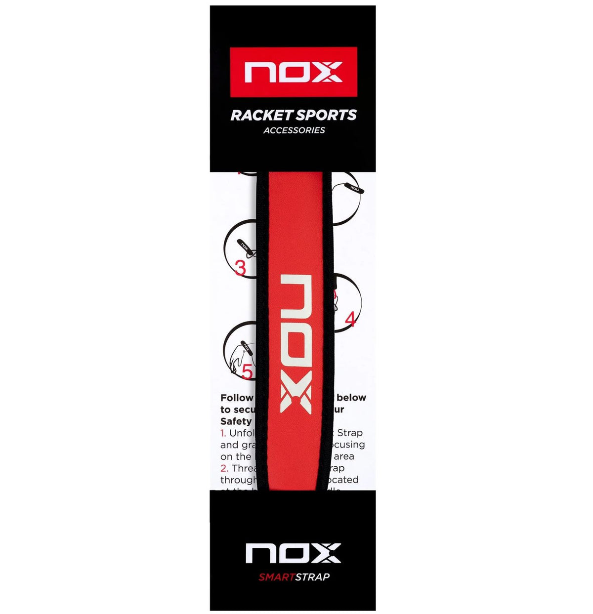 Nox Smartstrap Luxury (Red) — Mypadellife.com