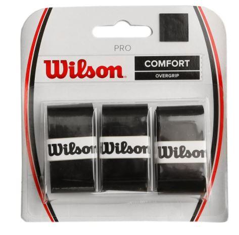 Wilson Pro Overgrip (3-pack, Black) — Mypadellife.com